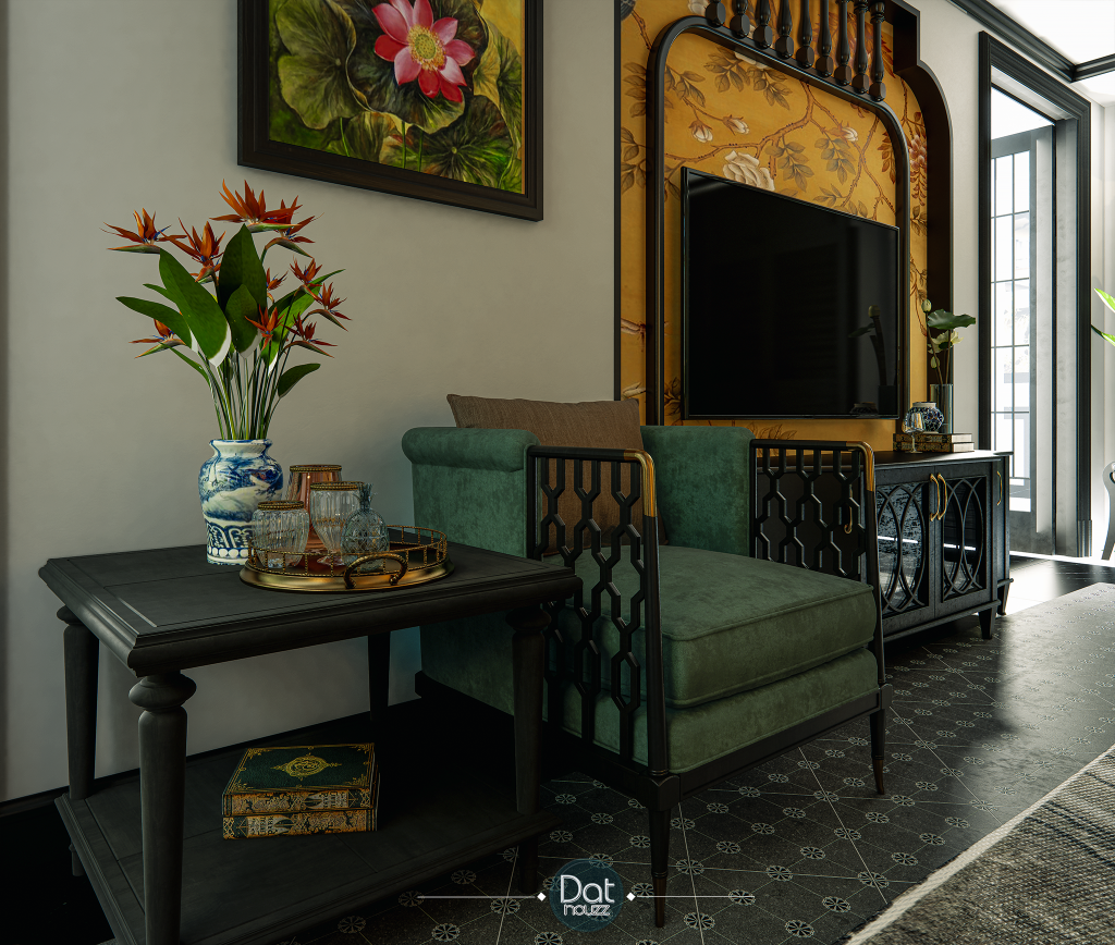 Phong cách Indochi thực hiện trên enscape – Enscape DatHouzz